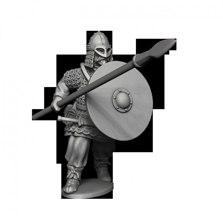3D Printable Viking Armored Infantry by Wargames Atlantic