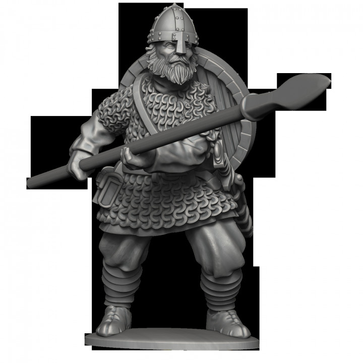 3D Printable Viking Armored Infantry by Wargames Atlantic