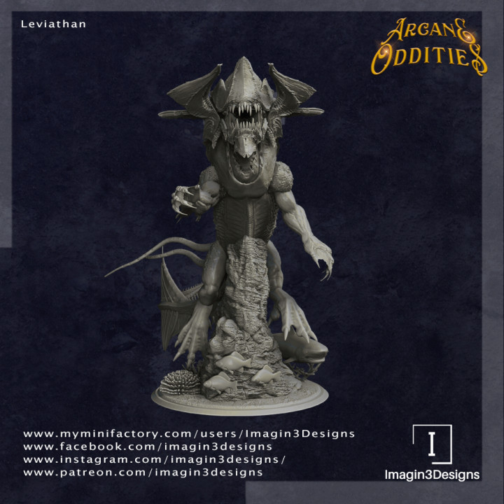 3D Printable Leviathan by Imagin3Designs