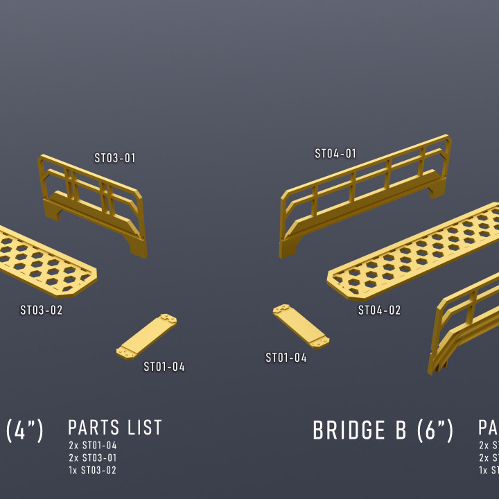 3D Printable CON.HAB STACKS - 28-30mm Modular Terrain Pack by ...