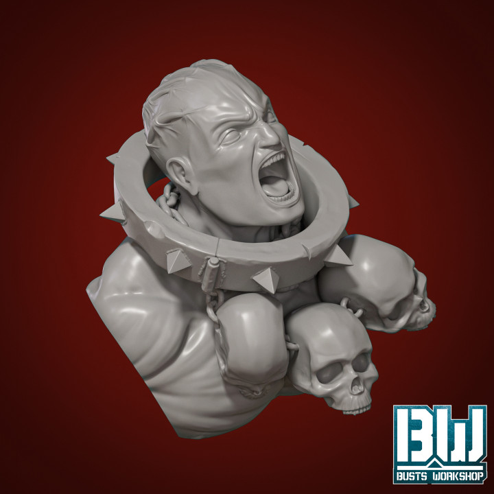 3D Printable Bloodkeeper (55mm Bust) by Busts Workshop