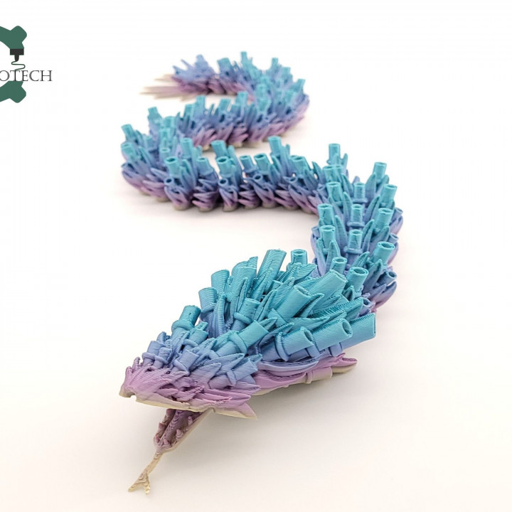 3D Printable Cobotech Articulated Bamboo Cobra by Cobotech by Cobotech