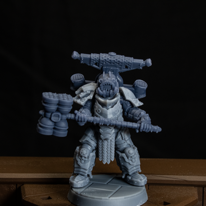 3D Printable Black steel gladiators by Immaterium God Miniatures