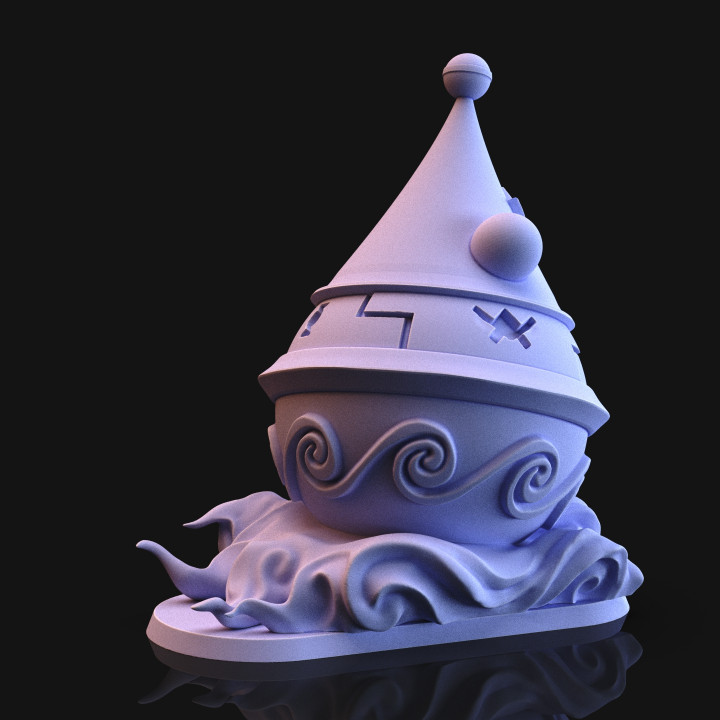 3D Printable Mystery Merchant and magic carrouage by Imp3dsion