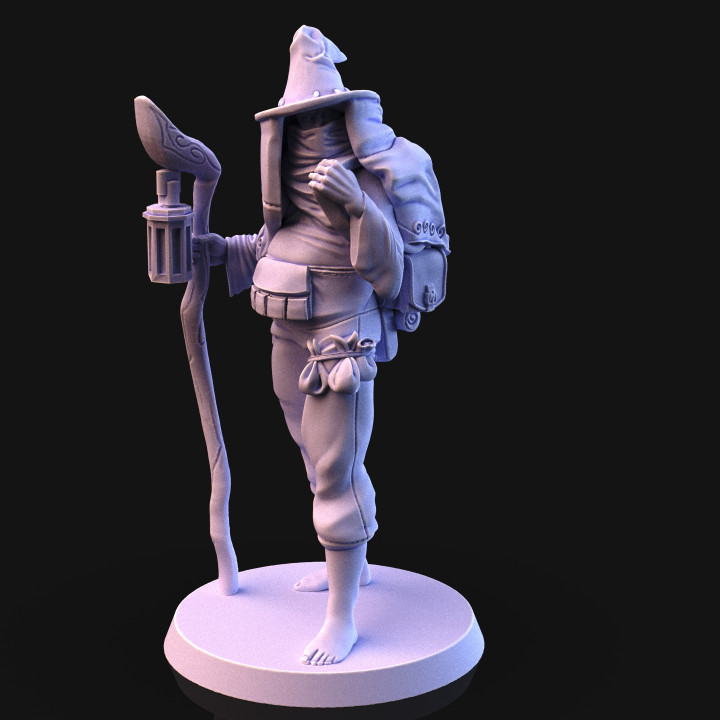 3D Printable Mystery Merchant and magic carrouage by Imp3dsion