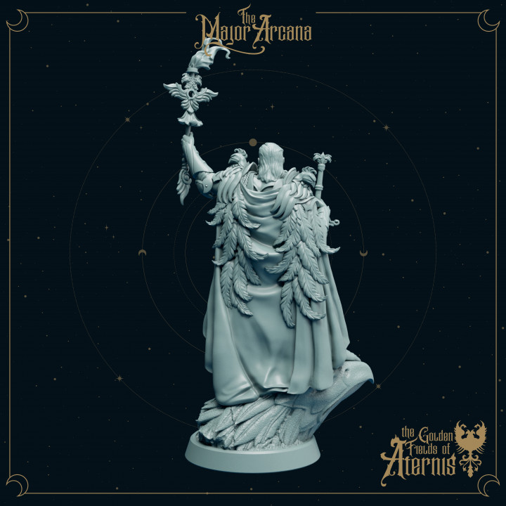 3D Printable The Emperor - Human Paladin by The Major Arcana