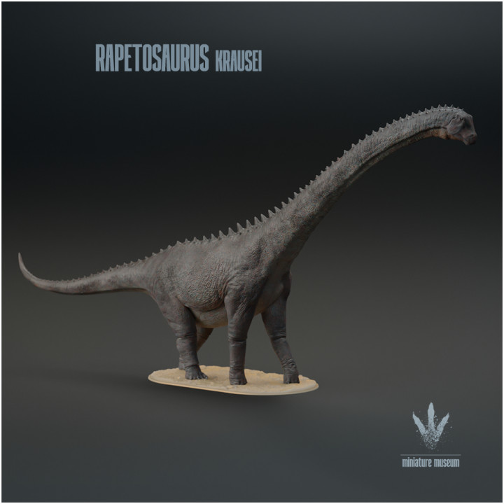 3D Printable Rapetosaurus krausei : The Malagasy Titanosaur by ...