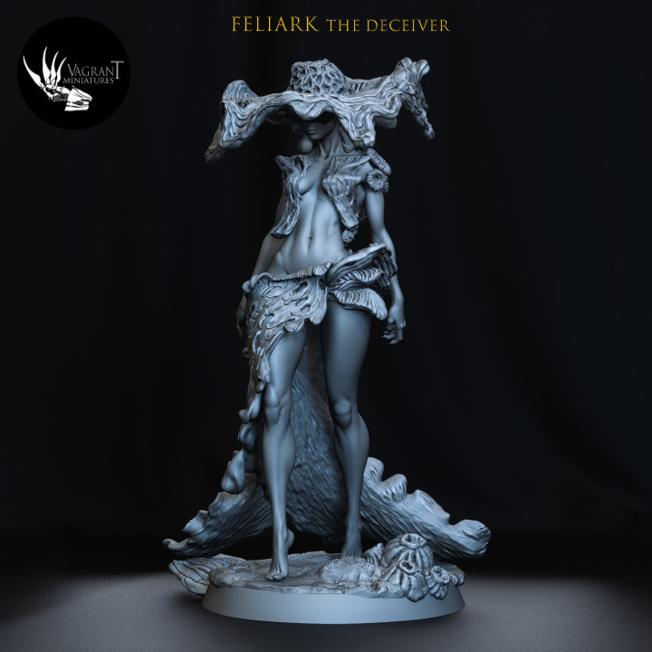 3D Printable Feliark The Deceiver by Vagrant Miniatures