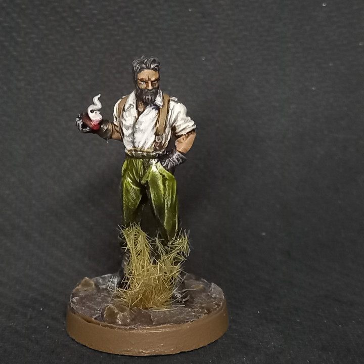 3D Print of Veteran Explorer - Cthulhu Mythos character by 50ld4d0