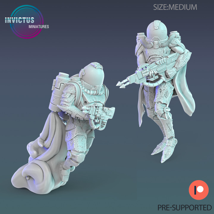 3D Printable Diver Adventurer Team / Alien Warrior / Underwater Soldier / Water Officer / Space ...