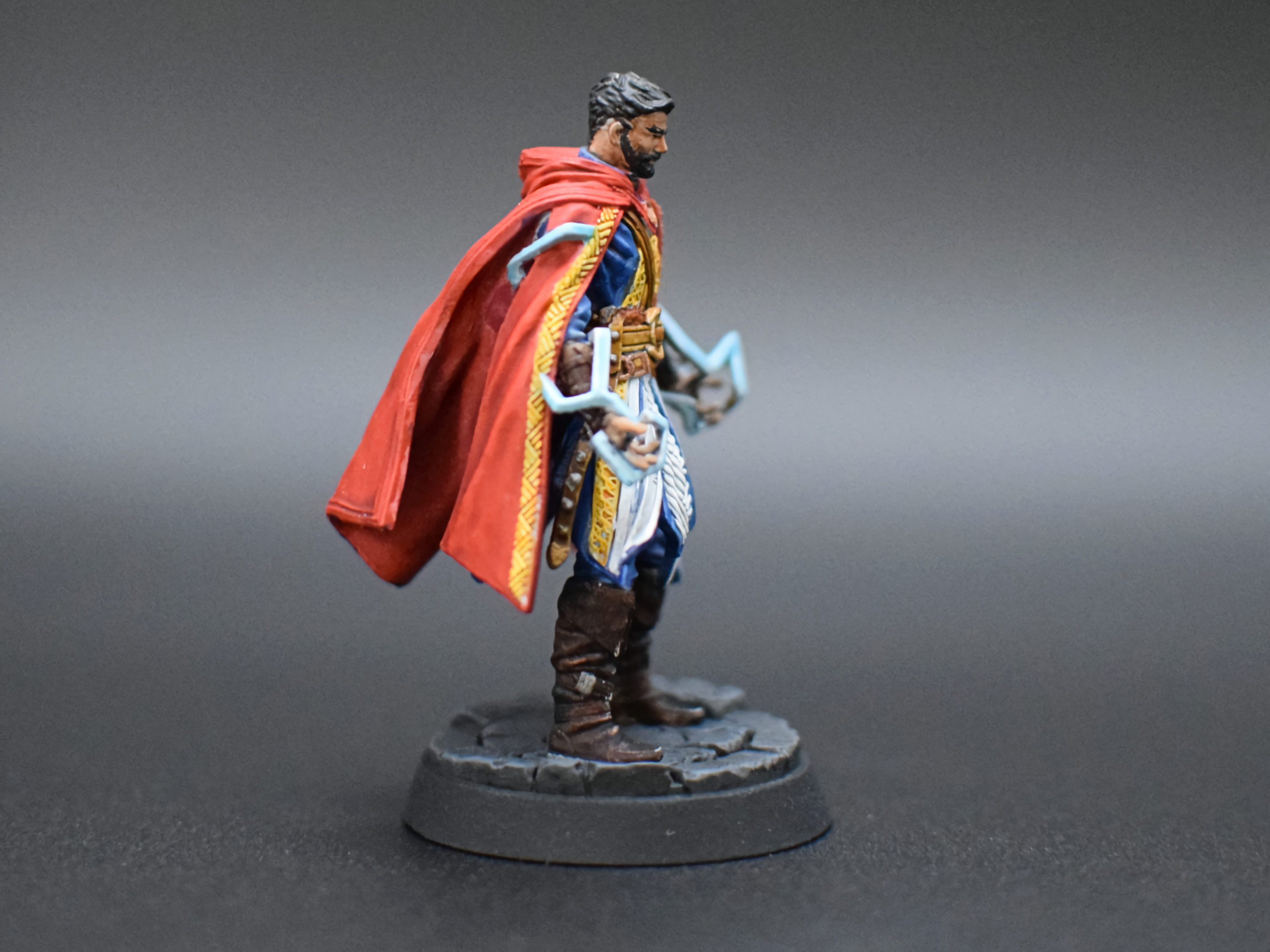 3D Printable Human Sorcerer Casting Elemental Spells [Supported] by ...