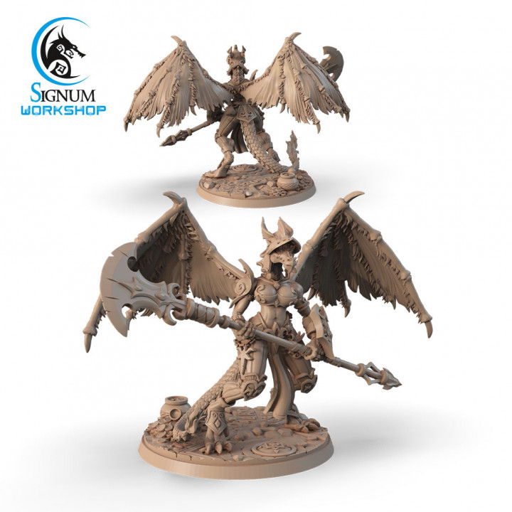 3D Printable Tessandra, the Guard of Dragons Nest by Signum Workshop