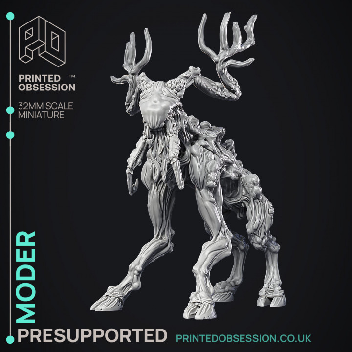 3D Printable Moder - Wendigo - Cryptids of the Darkwoods - PRESUPPORTED ...