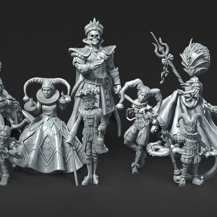 3D Printable PRE-SUPPORTED Tenebris Venetiis - 32mm - DnD by RN Estudio