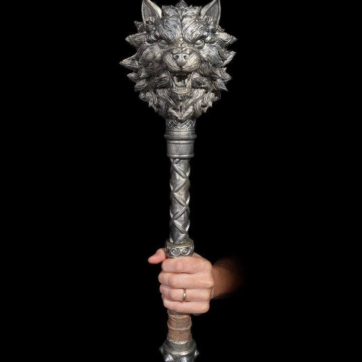 3D Printable Lone Wolf Mace by Stlflix