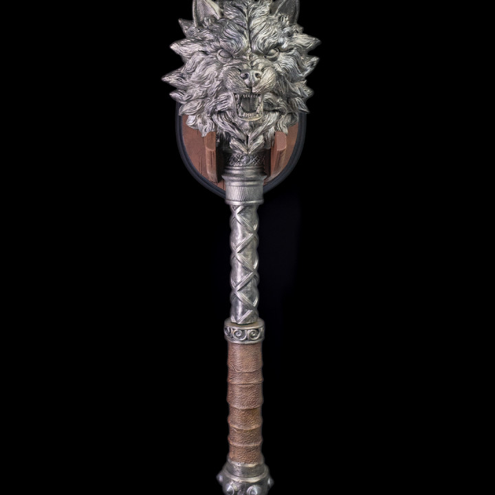 3D Printable Lone Wolf Mace by Stlflix