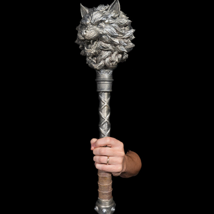 3D Printable Lone Wolf Mace by Stlflix