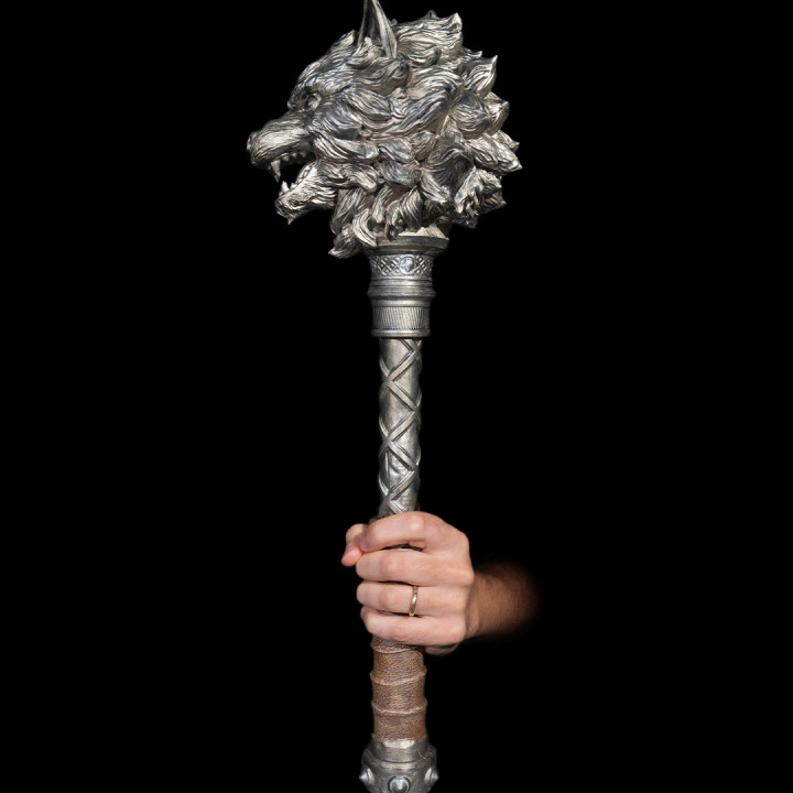3D Printable Lone Wolf Mace by Stlflix