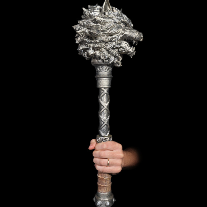 3D Printable Lone Wolf Mace by Stlflix
