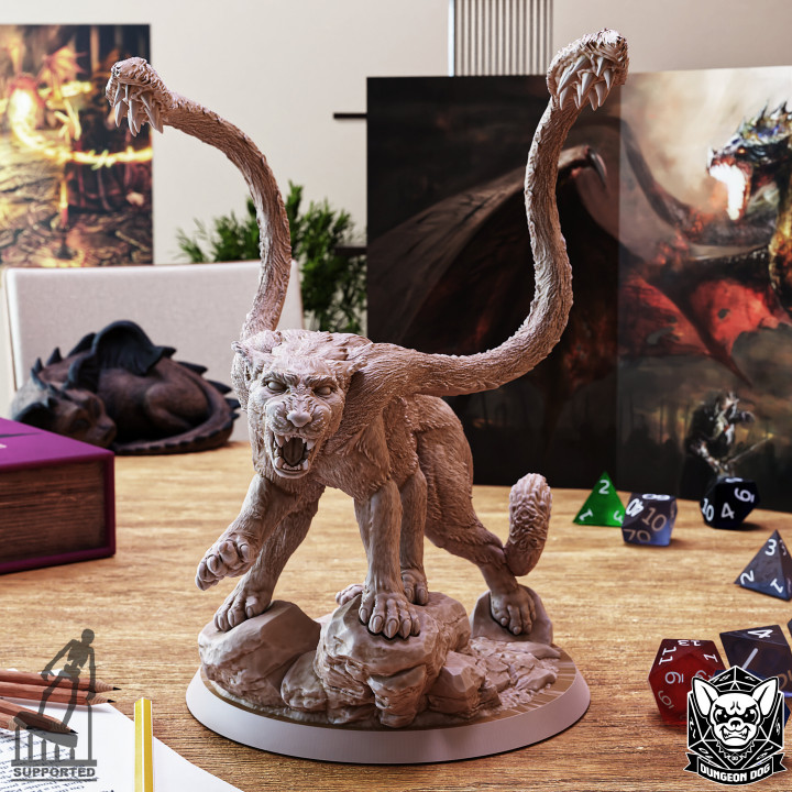 3D Printable Displacer Panther - A by Dungeon Dog