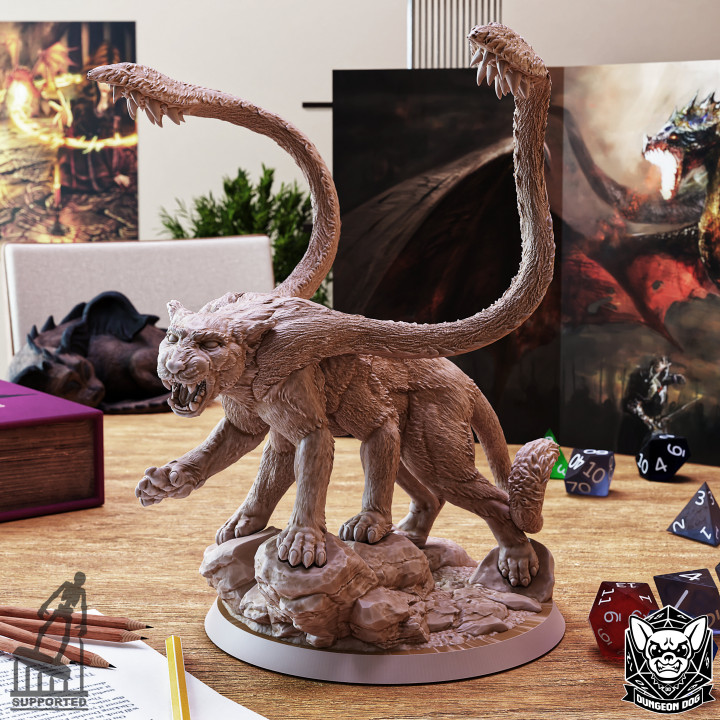3D Printable Displacer Panther - A by Dungeon Dog