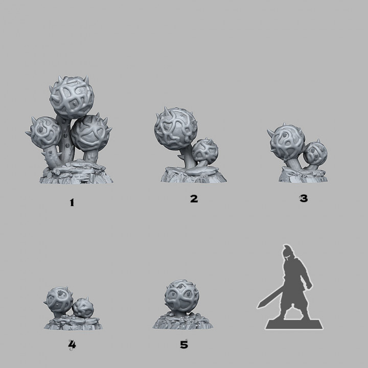 3D Printable ALIEN CACTUS by Fantastic Plants And Rocks