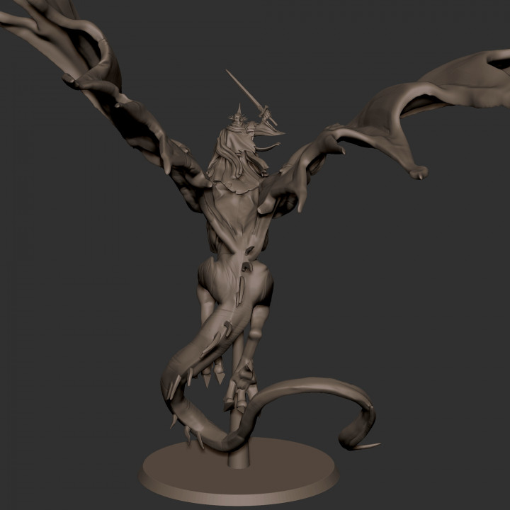 3D Printable Witch-King (Mounted) by Bite the Bullet