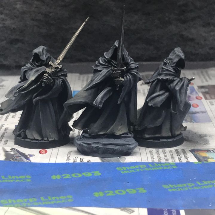 3D Print of Dark Wraiths (4 Models) by DrDread