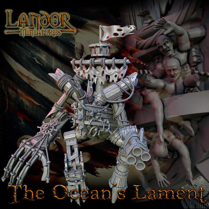 3D Printable the Ocean's Lament by Landor Miniatures
