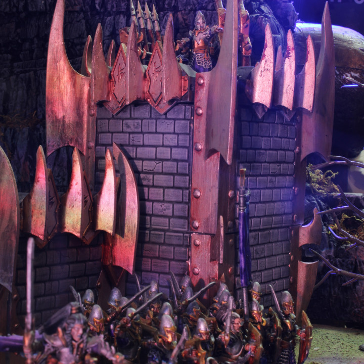 3D Print of Dark Elves Tower by Landor