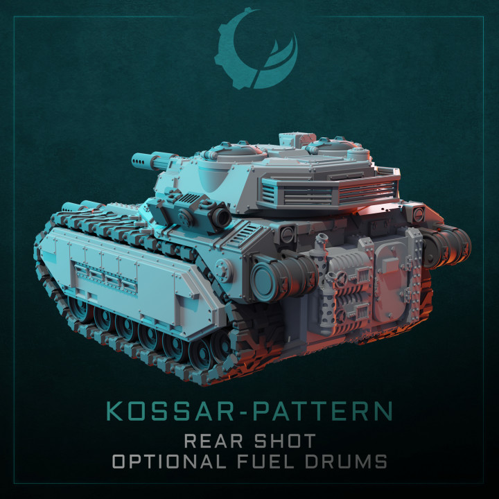 3D Printable Kossar-Pattern Main Battle Tank by Maelstrom Designworks