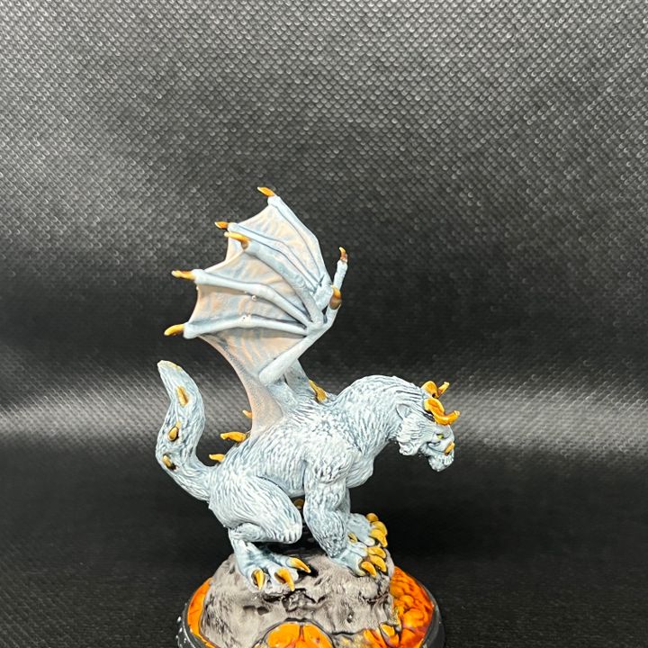 3D Print of Dire Ferret Drake | PRESUPPORTED by Thoendithas