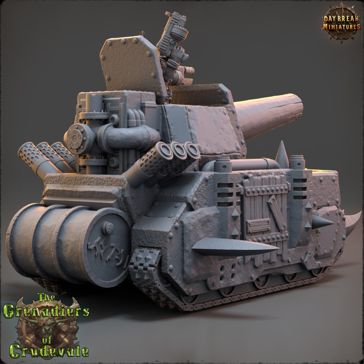 3D Printable Piston Petrov in Calamity Tank Mark IV - The Grenadiers of ...