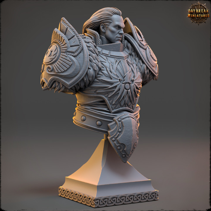 3D Printable Count Obsidius Wraithflame - Bust by Daybreak Miniatures