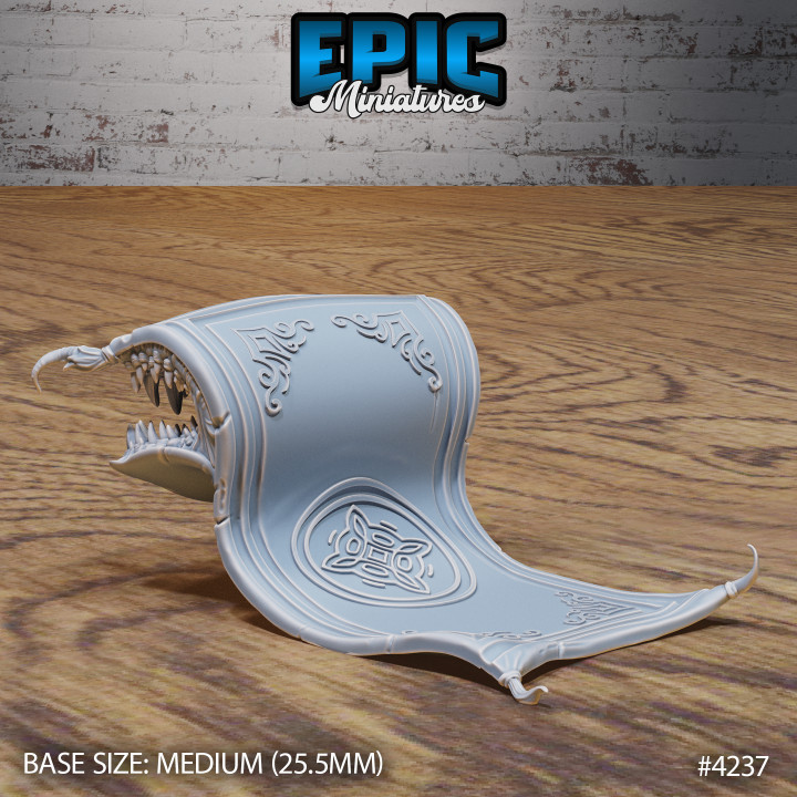 3D Printable Mimic Carpet / Covering Rug / Furniture Creature / Evil ...