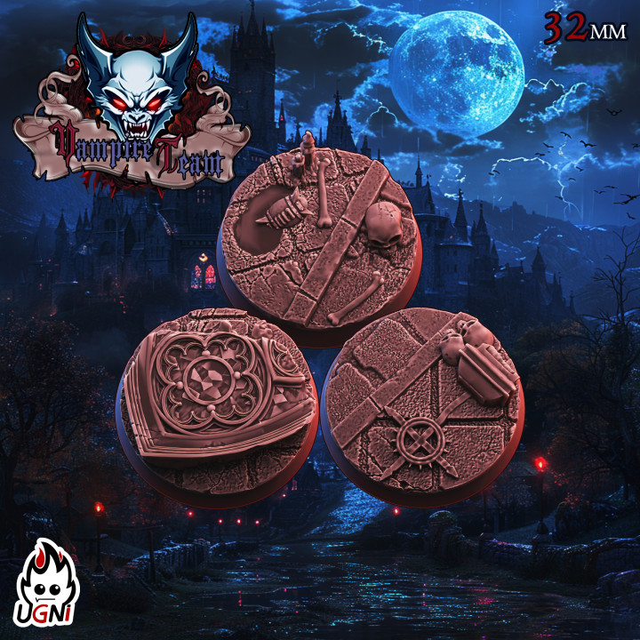 Download Bases for Vampire Team von UGNI Miniatures