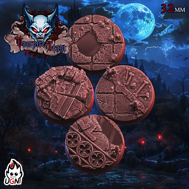 Download Bases for Vampire Team von UGNI Miniatures