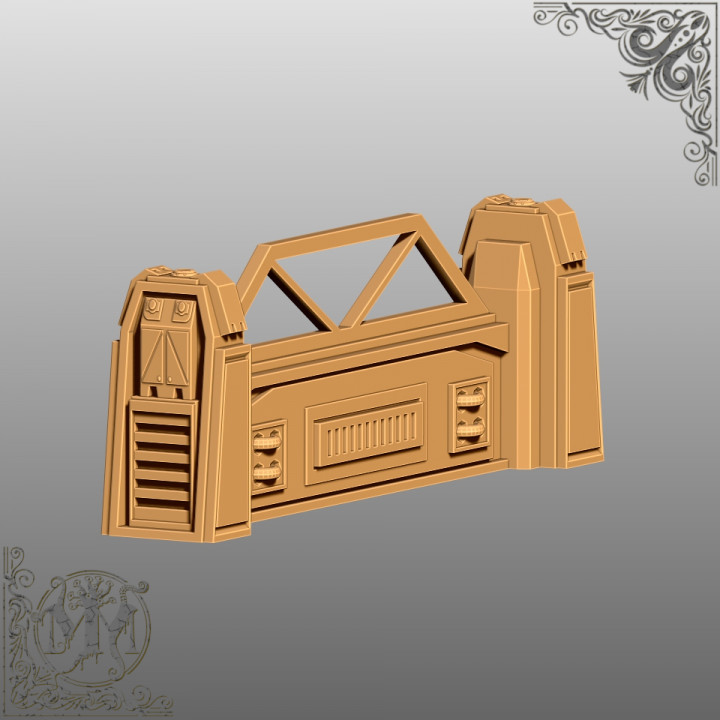 3D Printable Sci-Fi Bunker Entrance (Scenery) by Mythic Miniatures 3D Printable Sci-Fi Bunker Entrance (Scenery) by Mythic Miniatures