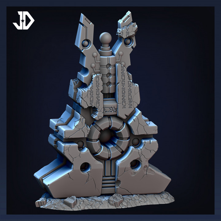 3D Printable Stelar Obelisk 3 PACK by JD miniatures