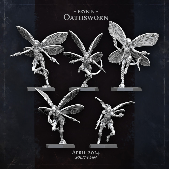 3D Printable [LEGACY] Feykin - Oathsworn by Solwyte Studio
