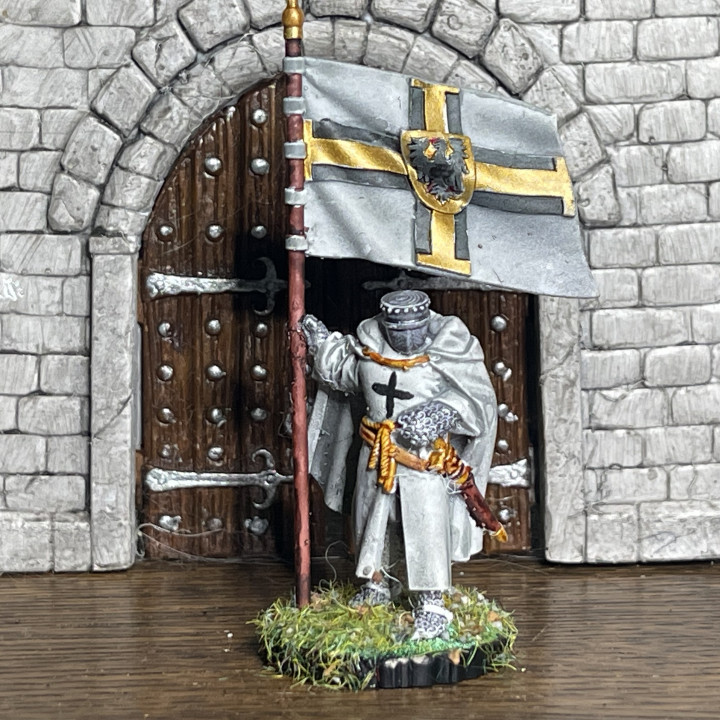 3D Print of 13th century - Teutonic Knights on foot - Command Group by ...
