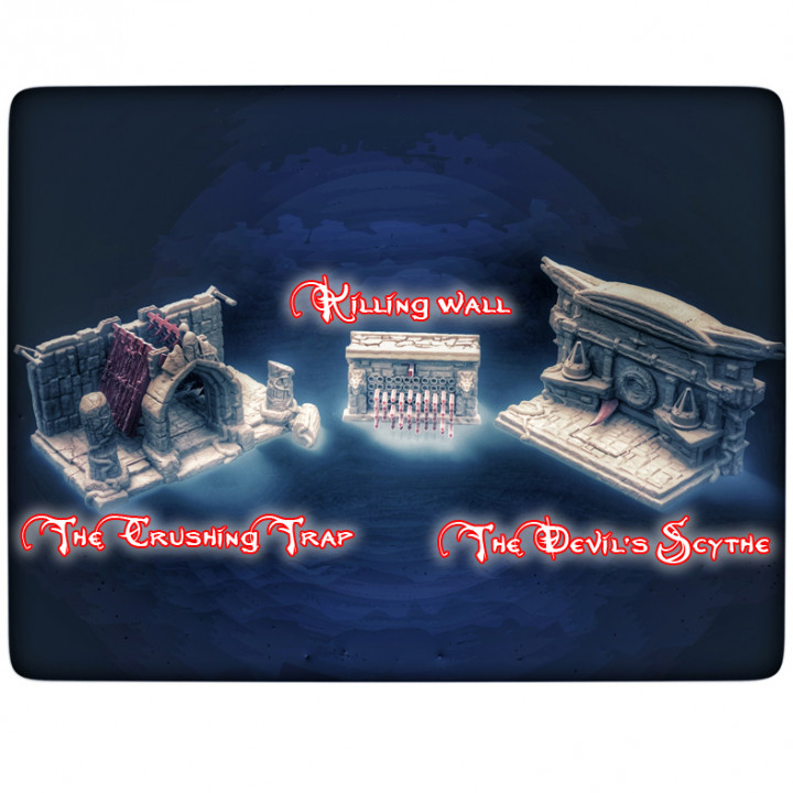 3D Printable Working Traps Set by Fabio