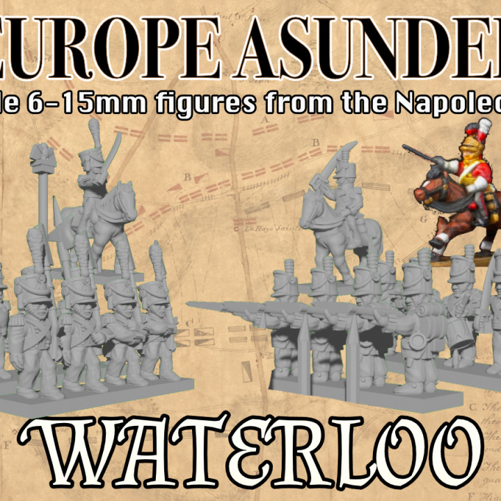 3D Printable Europe Asunder: Waterloo STLs (Late Pledge) by Turner ...