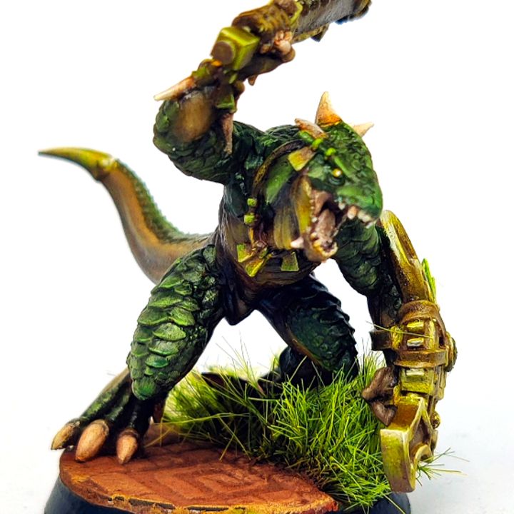 3D Print of Saurians - Saurian Warrior - Free Preview by janeckjensen