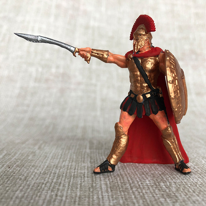 3D Printable Spartan king 1 by ARTMARKEVYCH