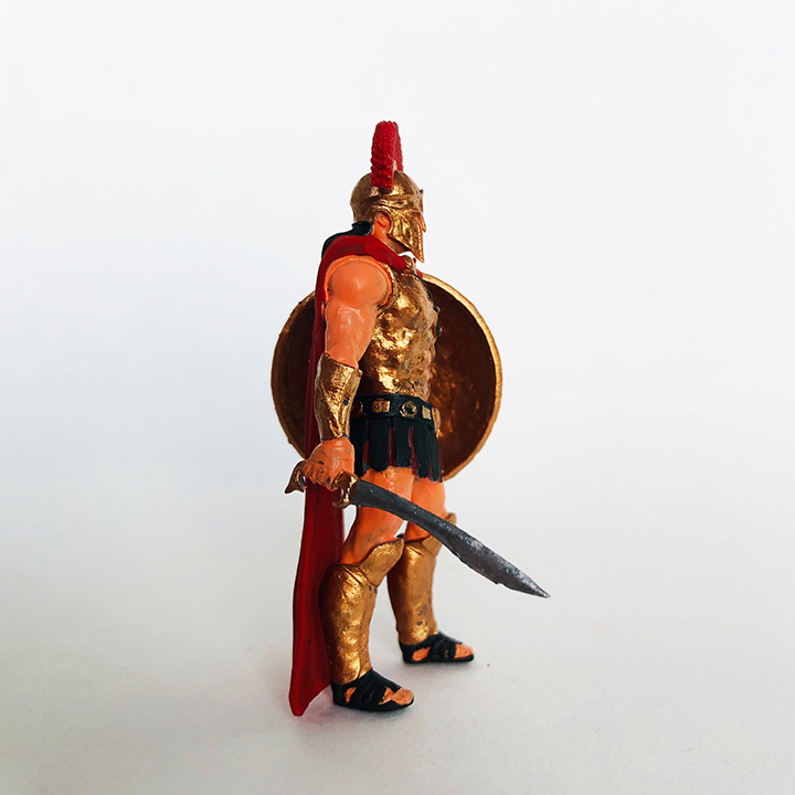 3D Printable Spartan king 4 by ARTMARKEVYCH