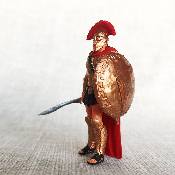 3D Printable Spartan king 4 by ARTMARKEVYCH