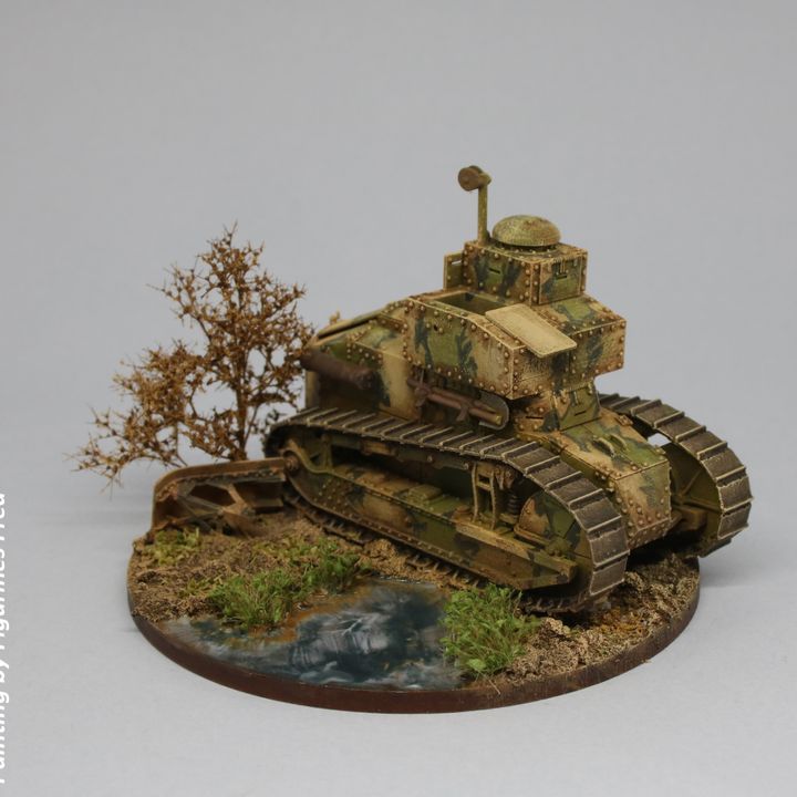 3D Printable Renault FT collection by Counlane Models