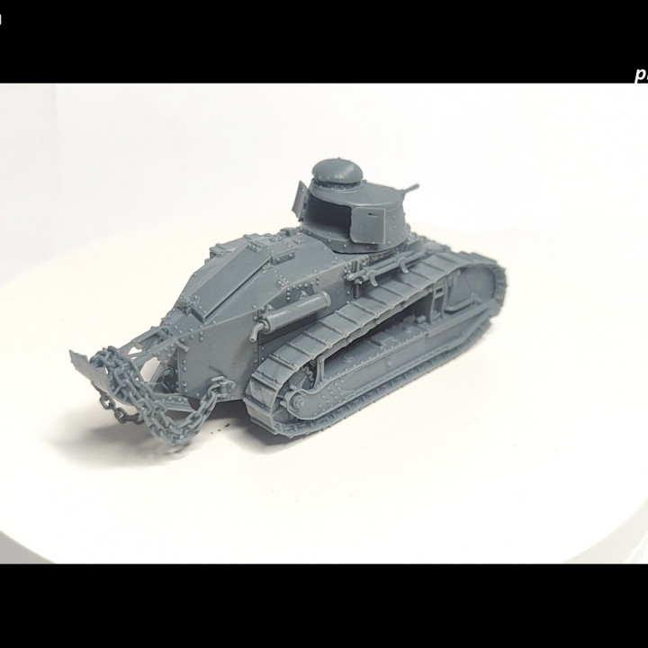3D Printable Renault FT collection by Counlane Models