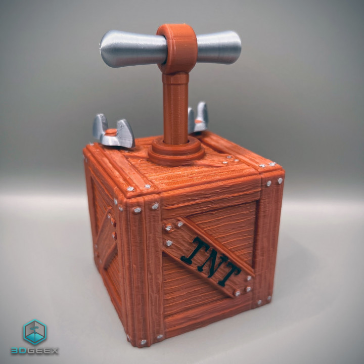 3D Printable Fidget TNT Detonators by 3DGeex